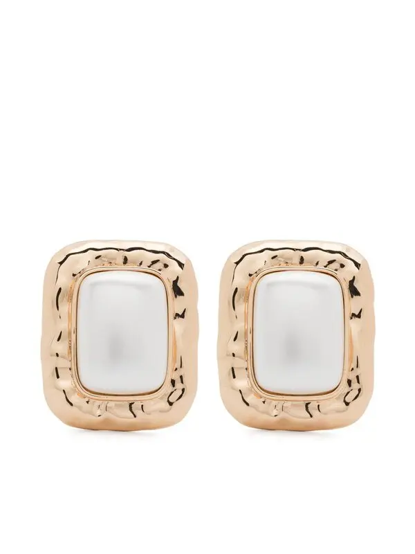 SELF-PORTRAIT Mottled Pearl Earrings