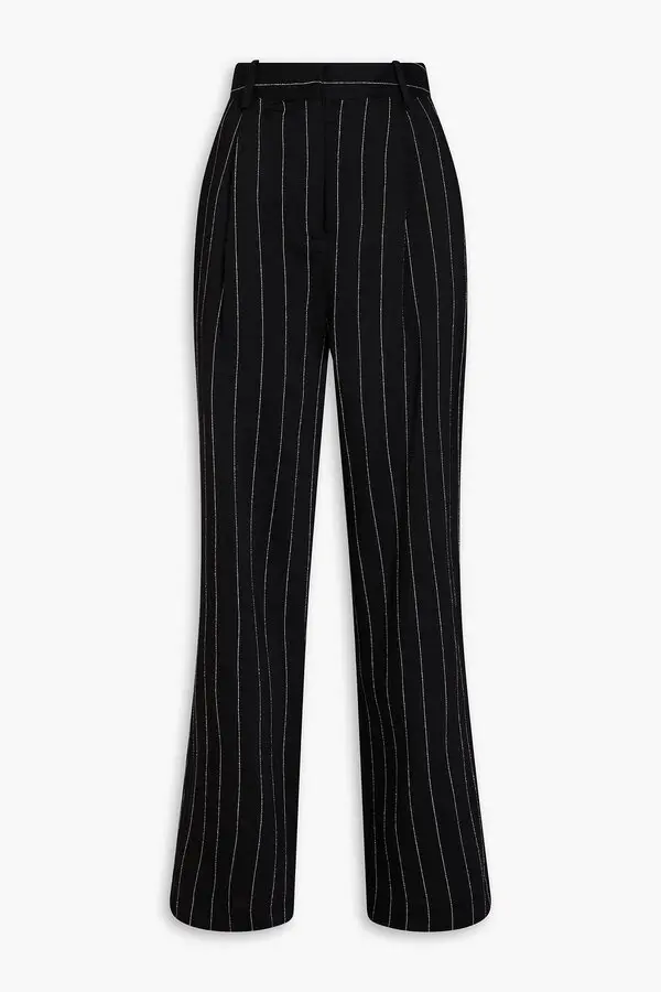LOULOU STUDIO Enyo Pinstriped Straight-leg Pants