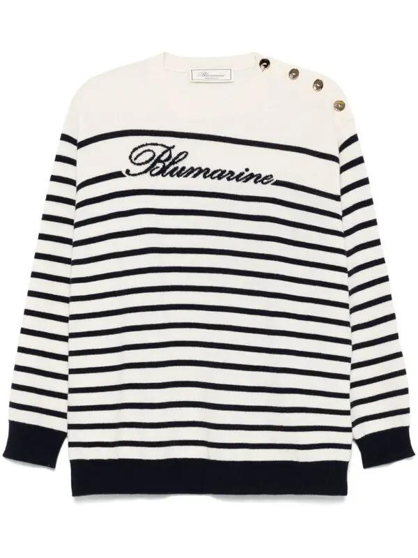 Blumarine Striped Sweater
