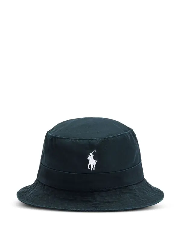 Ralph Lauren Logo-embroidered Bucket Hat - Blue