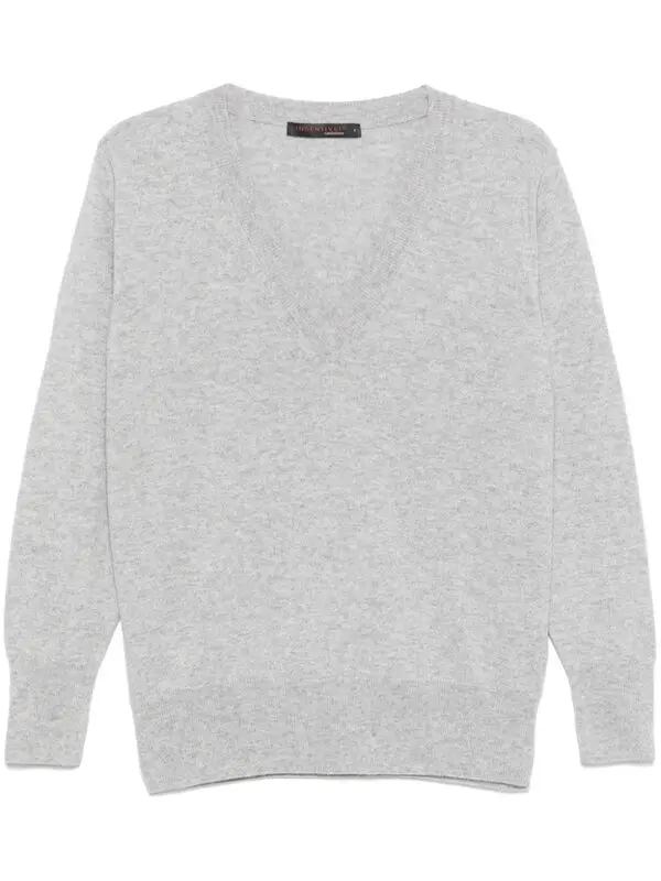 Incentive! Cashmere Ginan Sweater - Grey