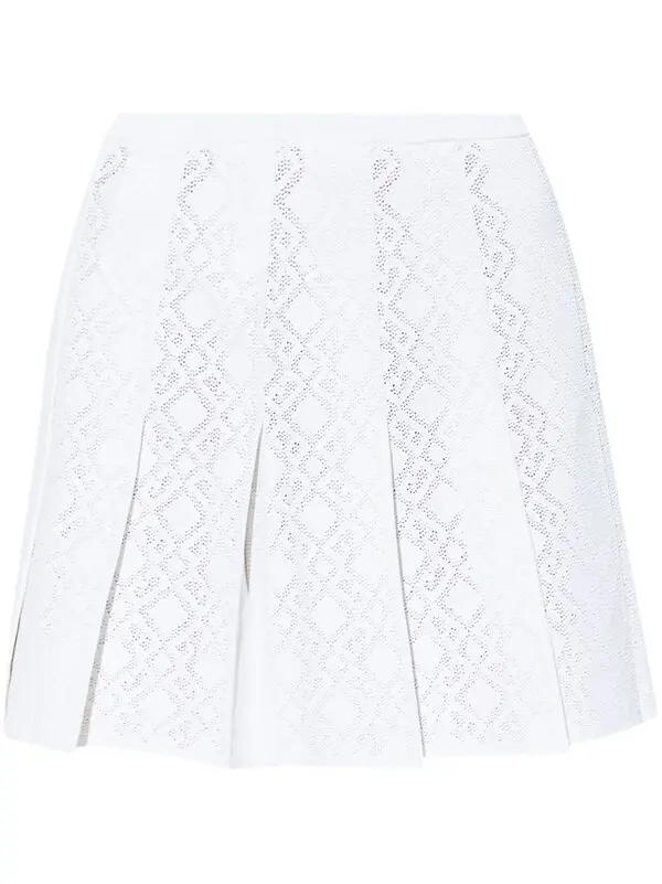 Givenchy Pleated Mini Skirt - White