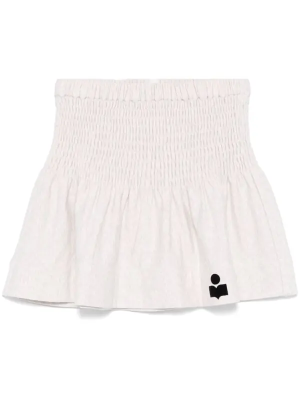 MARANT ETOILE Pacifica Mini Skirt - Neutrals