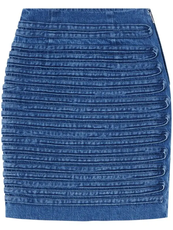 Versace Denim Mini Skirt - Blue