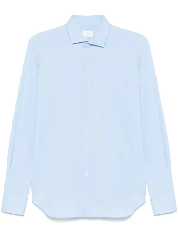 XACUS Geometric-print Shirt - Blue