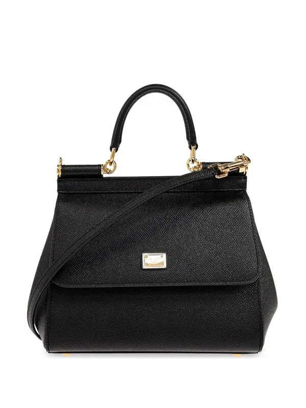 Dolce & Gabbana Medium Sicily Tote Bag - Black