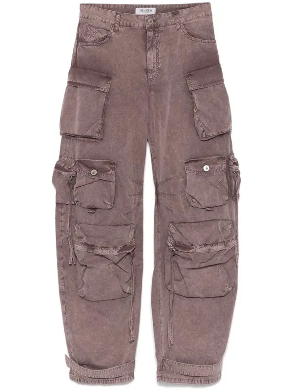Attico Cargo Trousers - Brown