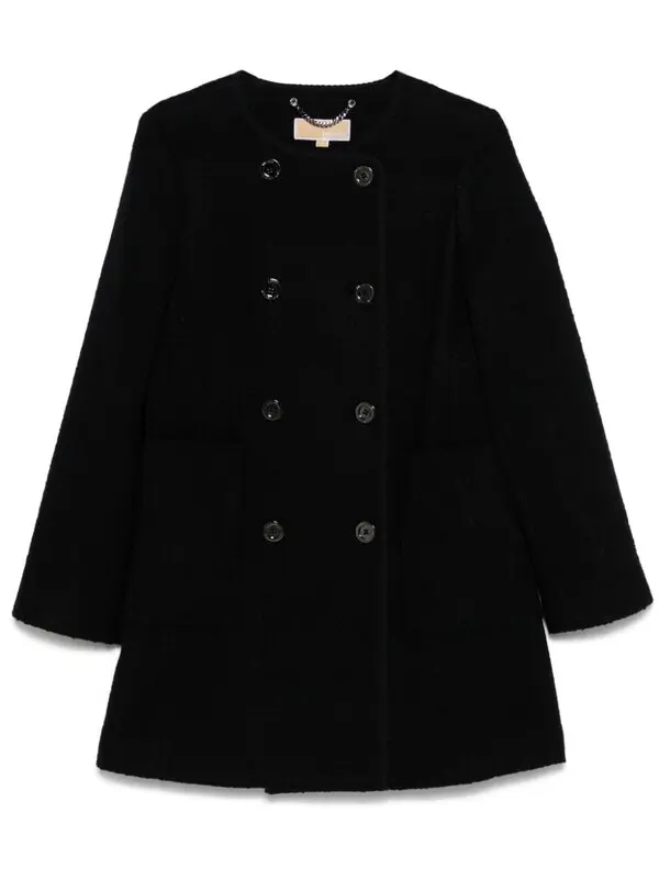 Michael Kors Bouclé Double-breasted Coat