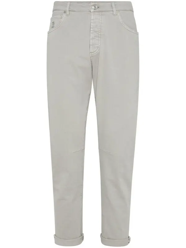 Brunello Cucinelli Straight Jeans - Neutrals