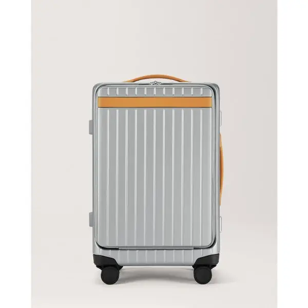 CARL FRIEDRIK Carry-on X Suitcase - Arctic Grey / Tan