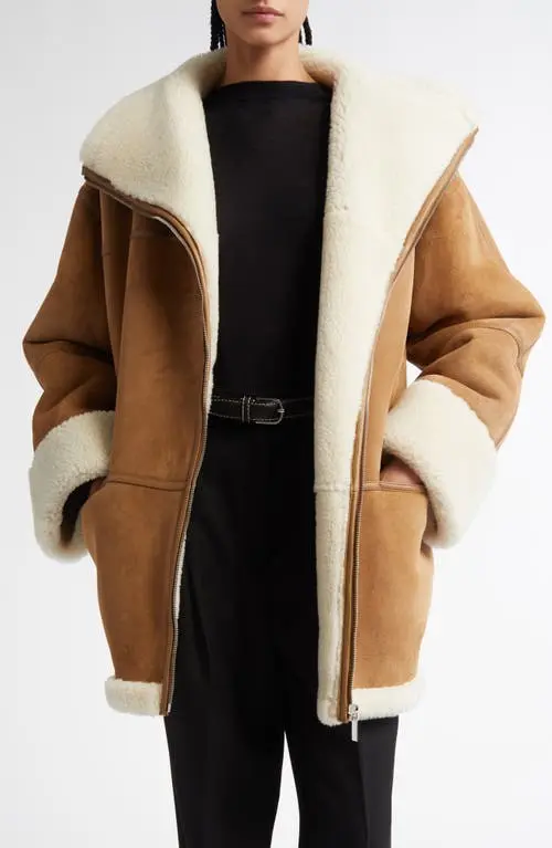 TOTÊME Signature Genuine Shearling Jacket