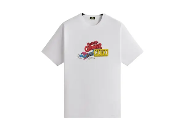 Kith X Sesame Street Super Grover Sketch Tee Shirt - White
