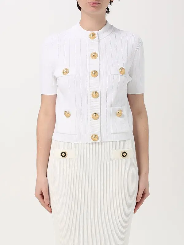 Balmain Cardigan - White