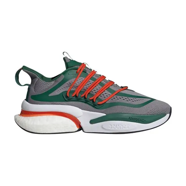 Adidas Alphaboost V1 'ncaa Pack Miami' Sneakers - Grey