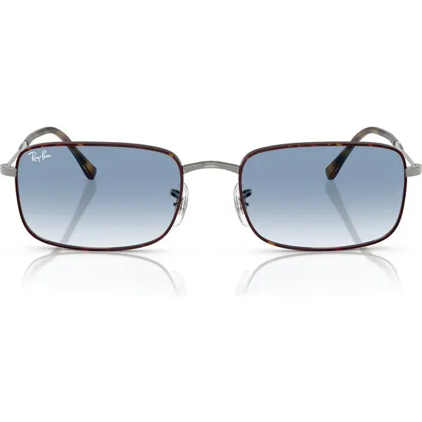 Ray-ban 56mm Gradient Rectangle Sunglasses - Brown Gradient