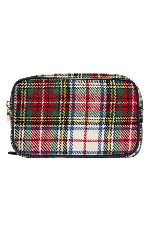 Stoney Clover Lane Double Zip Pouch - Plaid