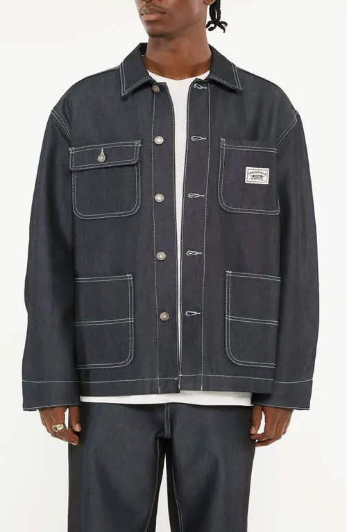 GUESS ORIGINALS Metallic Denim Chore Jacket - Gom7