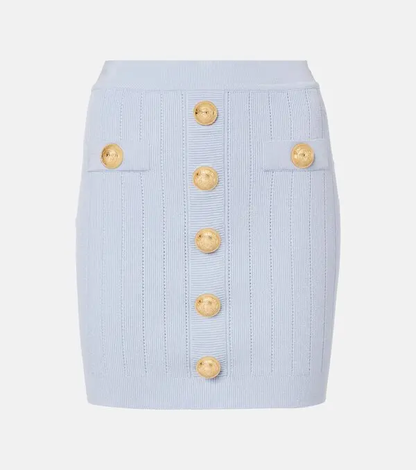 Balmain Knitted Miniskirt