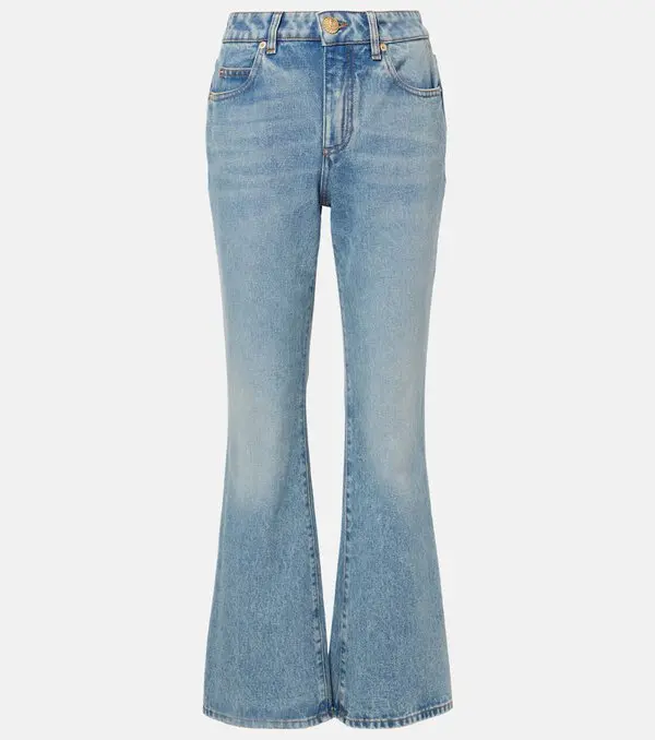Balmain Low-rise Bootcut Jeans