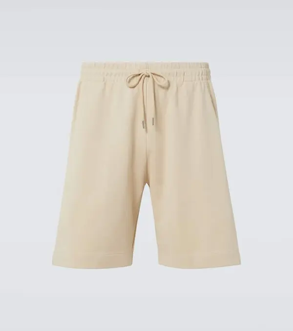 Dries Van Noten Cotton Shorts - Beige