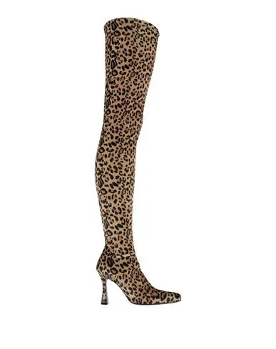 Pinko Leopard-print Over-the-knee Boots
