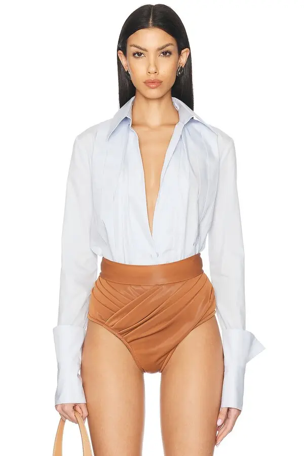 LAQUAN SMITH Fitted Button Down Shirt