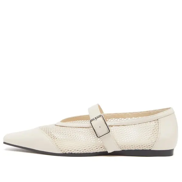 VAGABOND SHOEMAKERS Wiolette Buckle Ballet Shoe - Off White