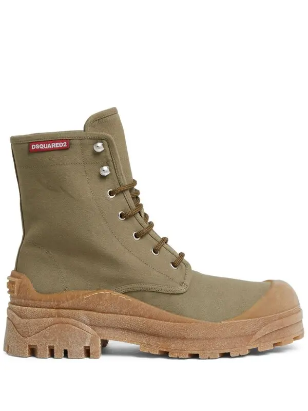 Dsquared2 Canvas Ankle Boots