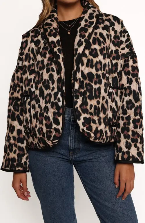 PETAL & PUP Marcos Print Quilted Jacket