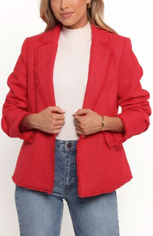 PETAL & PUP Simona Tweed Blazer