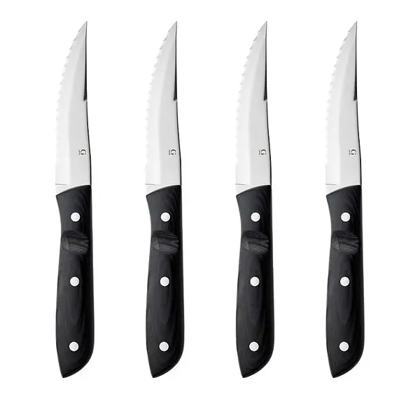 GENSE Old Farmer Micarta Steak Knives, Set Of 4