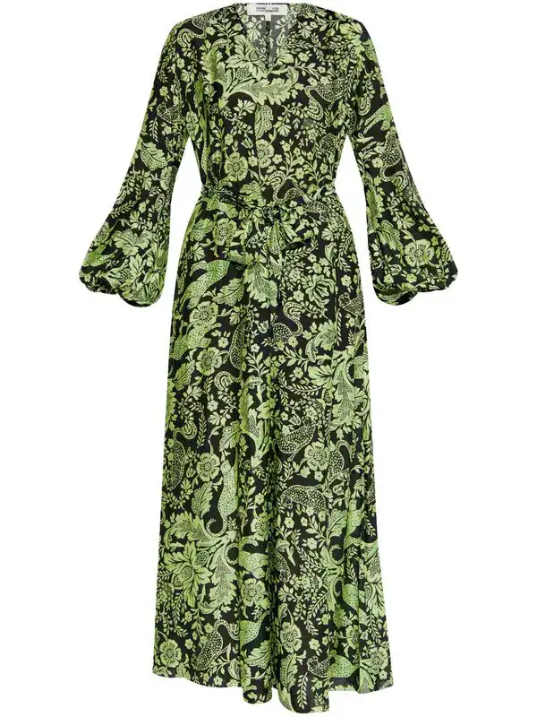 flower pattern maxi dress Hawaii Vacation Floral Print Maxi Dress Large