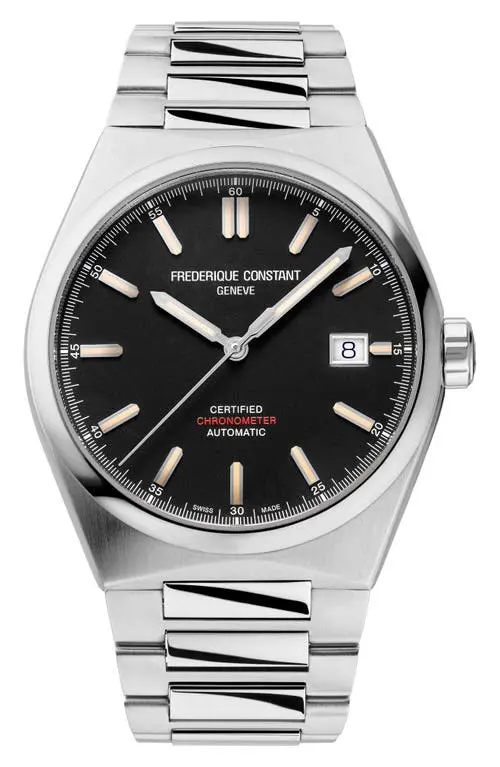 FREDERIQUE CONSTANT Highlife Automatic Cosc Bracelet Watch - Silverone