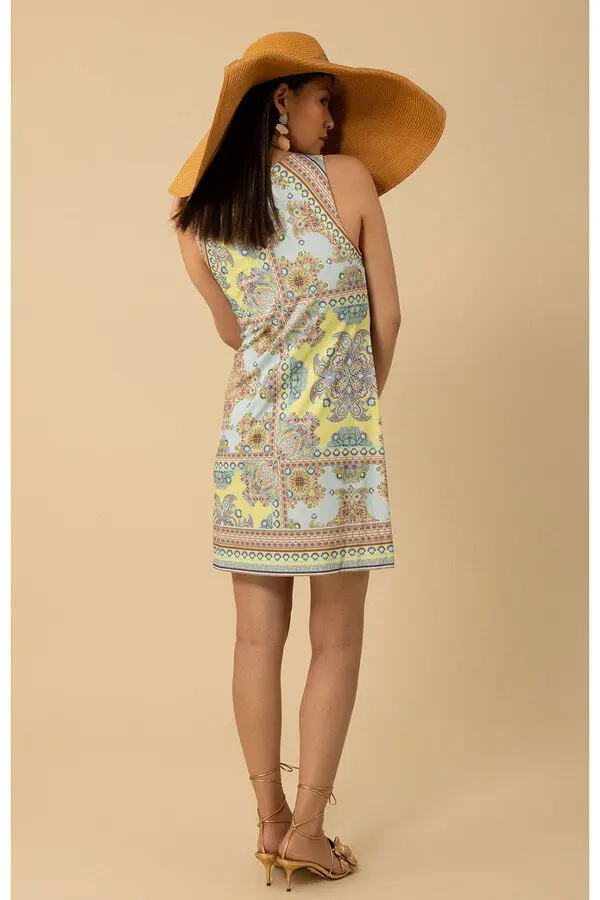 Hale Bob Amber Jersey Mini Dress - Blue