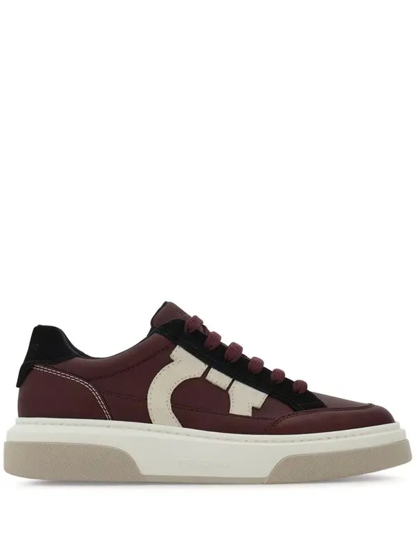 FERRAGAMO Gancini-appliqué Sneakers