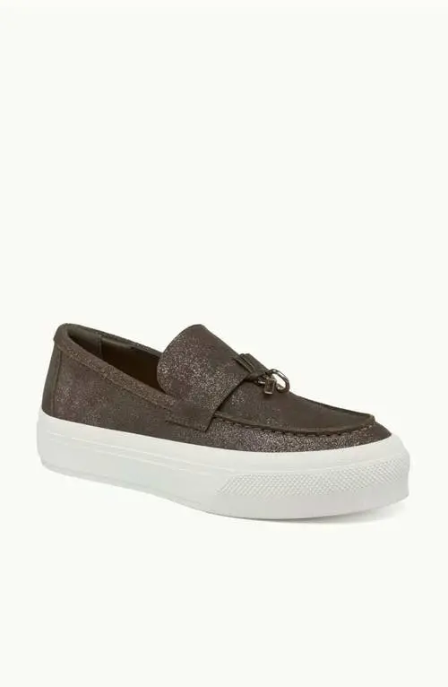 J/SLIDES NYC Leather Goliath Sneaker - Khaki