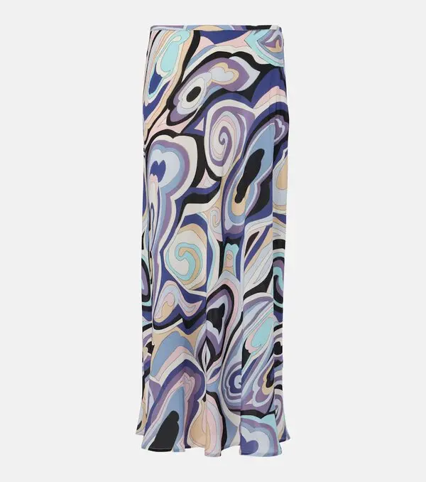 Rixo Kelly Printed Maxi Skirt - Multicoloured