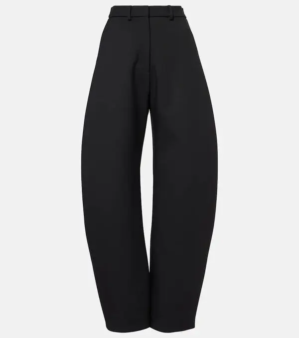 Alaïa Wool Wide-leg Pants