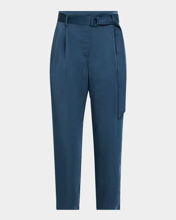 Lapointe Satin Cropped Pants