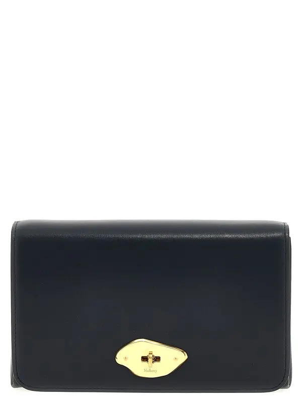Mulberry Lana' Wallet On Chain - Blue