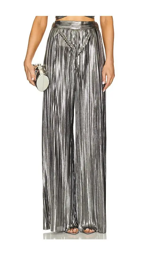 SABINA MUSAYEV Tio Pleated Wide Leg Pants