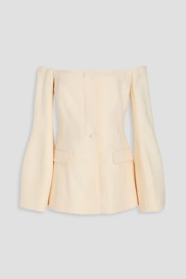 Gabriela Hearst Ambrose Off-the-shoulder Jacket