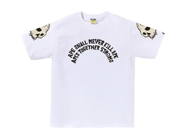BAPE Souvenir Skull Tee Shirt - White