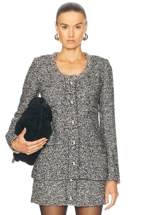 Isabel Marant Germina Jacket - Black & Ecru
