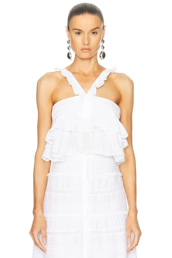 Isabel Marant Daliana Top - White