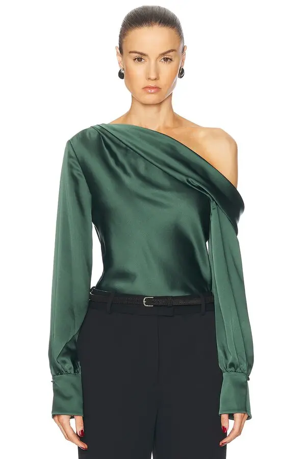 Simkhai Alice One Shoulder Top - Botanical