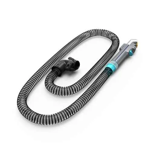 SHARK Hose With Mini Stain Eliminator Tool - Silver Metallic With Navy