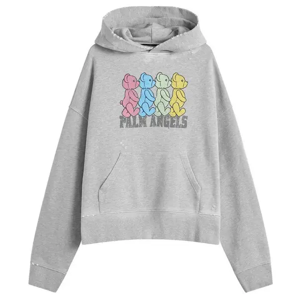 Palm Angels Crossroad Bears Popover Hoodie