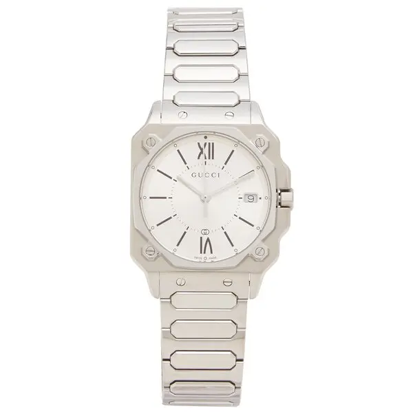 Gucci G-flat 30mm Watch - Silver