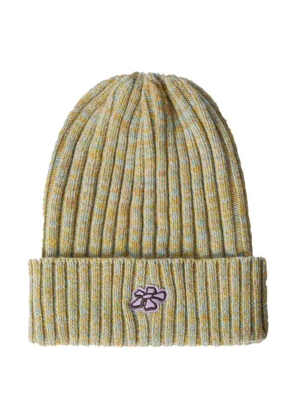 MARGHERITA MACCAPANI Logo-patch Beanie - Green